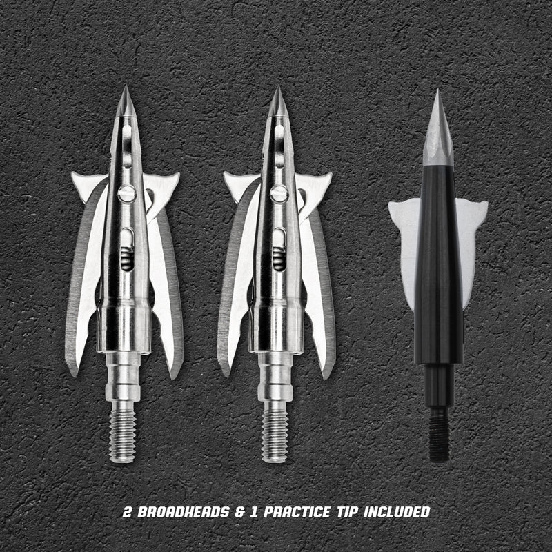 Beast Titanium-Steel Hybrid Broadheads